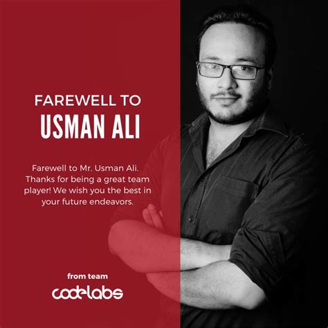 muhammad usman ali on linkedin time to say bye bye to codelabs private