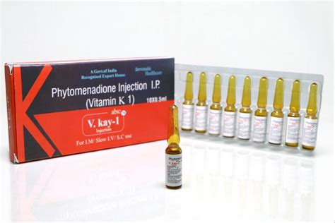 Phytomenadione Vitamin K Injection X Ml Mg At Piece In New Delhi
