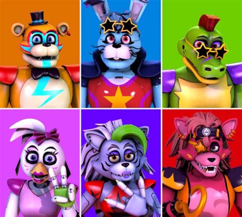 The Glamrocks Security Breach Fnaf Freddy Fnaf Wallpapers Fnaf