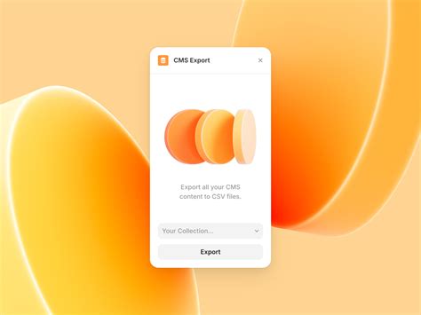 CMS Export Framer Marketplace