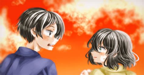 創作 「君には笑っててほしいよ。」 花燈🌹のイラスト Pixiv