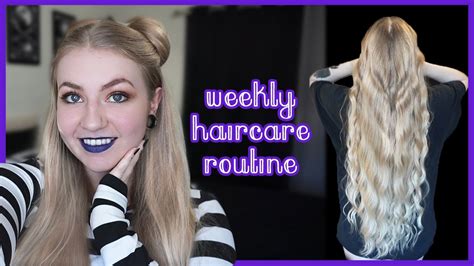 Weekly Haircare Routine To Grow Long And Healthy Hair Youtube