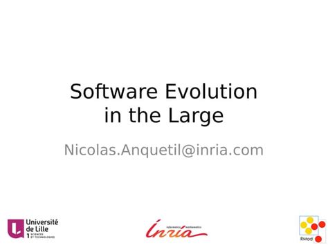Evolution In The Large Ppt