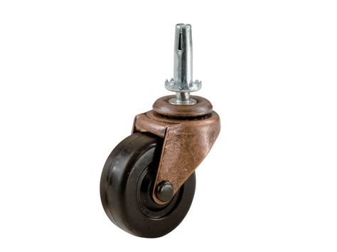 2 Inch Swivel Soft Tread Furniture Caster Ring Stem Mount Shepherd