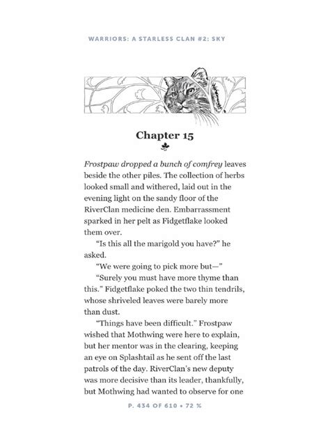 Warriors A Starless Clan 2 Sky Chapter 15 Pdf