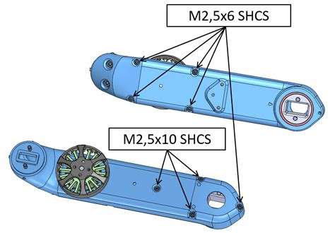 Fasteners For Connecting The Actuator Module Assembly
