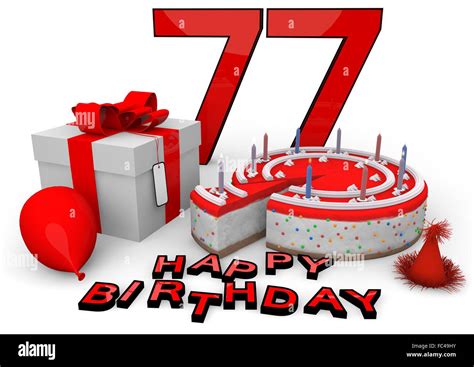 Happy Birthday In Rot Stock Photo Alamy