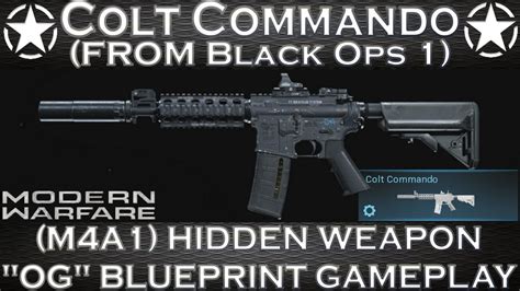 Commando Gun In Black Ops
