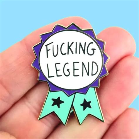 Fucking Legend Lapel Pin Ju W Lp246 Little Bird Australia