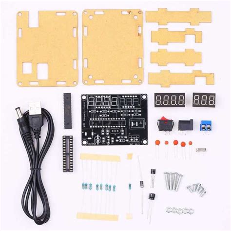 10MHz Frequency Meter DIY Kit Frequency Counter AVR Frequency With Shell Counter Cymometer