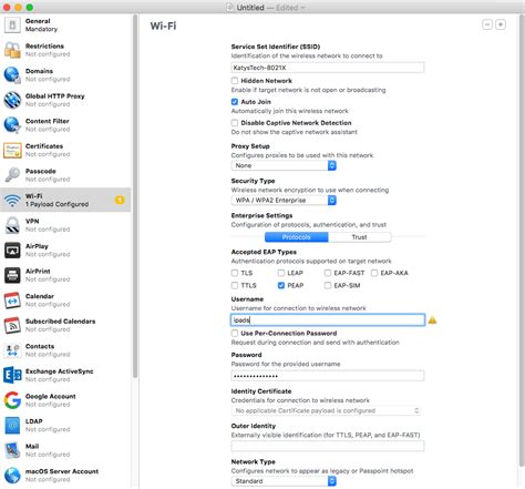 Mem Ios Wireless Profile With Embedded Credentials Katys Tech Blog