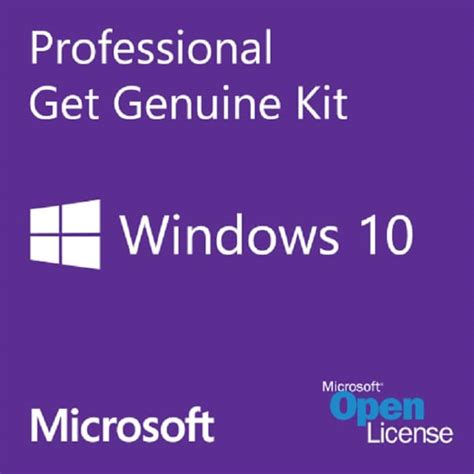 Microsoft Windows Pro Kit De Legalizaci N