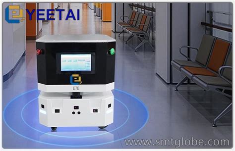Slam Laser AGV ARM For Wave Soldering Pallet In A SMT Factory