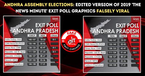 Andhra Assembly Elections Edited Version Of 2019 The News Minute