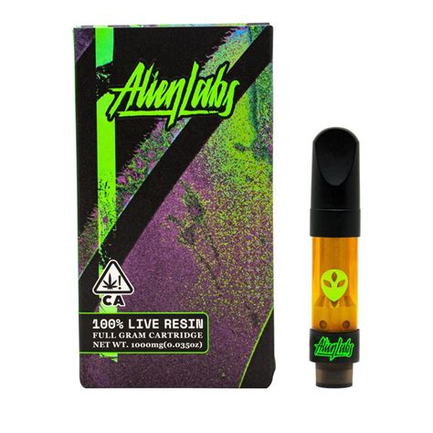 Lemon Fuel Og Live Resin Cartridge 1g Alien Labs