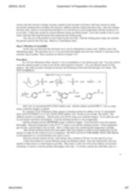 Solution Experiment 14 Preparation Of P Nitroaniline Organic Chemistry I Chem 232 Hicago