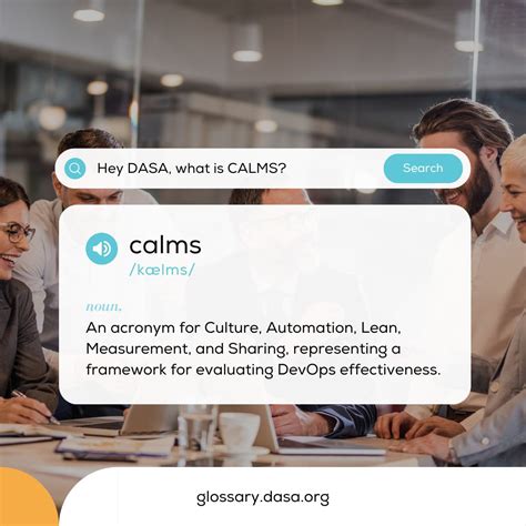 Devops Agile Skills Association Dasa On Linkedin Calms Is An Acronym