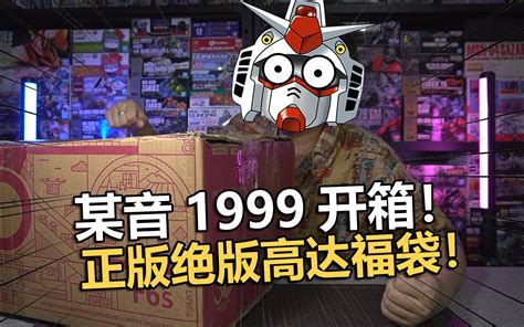 剁手1999整了啥！中古绝版正版高达福袋开箱！【电动爷们】 电动爷们 电动爷们 哔哩哔哩视频