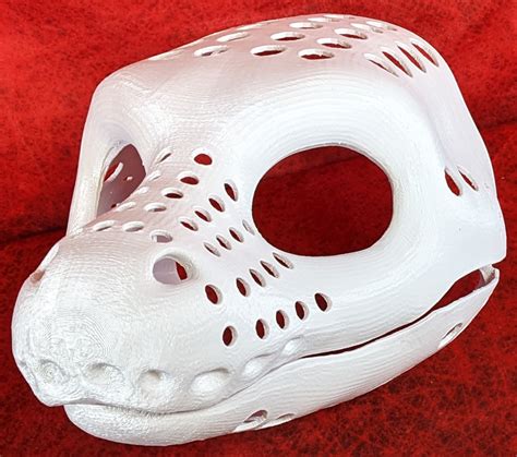 Gender Neutral Ball Python Head Base · Fuzzbutt Fursuits