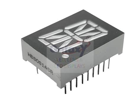 0 8 Inch 1 Digit Alphanumeric Display By Galaxy 1 Digit And 16 Segment