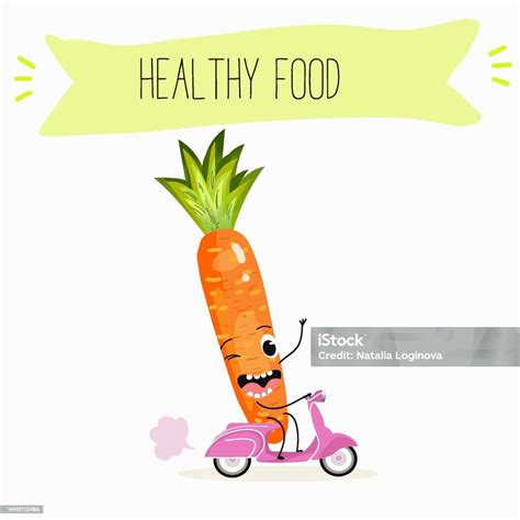 재미있는 야채 캐릭터 펙틴 베타 카로틴 채식주의자 네덜란드 당근이 있는 삽화 재미 있고 건강한 음식 비타민 샐러드 귀여운 얼굴 음식 재료 감정에 대한 스톡 벡터 아트 및