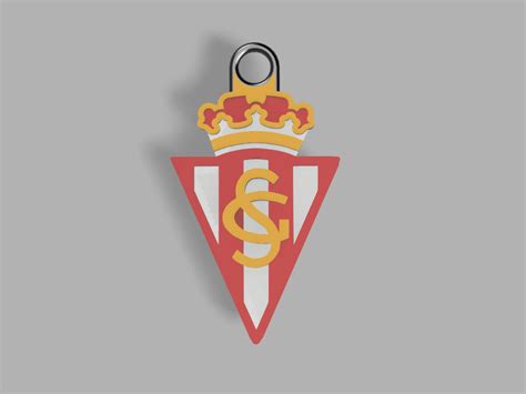 Real Sporting De Gijón Keychain By Evasive Brain Makerworld
