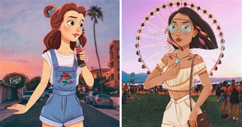 Artista Mostra Come Sarebbero Le Principesse Disney Nel Mondo Moderno
