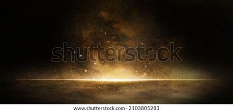 Weary Particle Effects Smoke Spotlight Creepy Stock Illustration