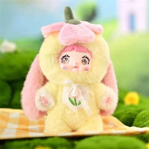 Nommi Garden Rabbit Plush Blind Box Nommi V V Doll With Movable Eyes Nommi Glutinous Rice