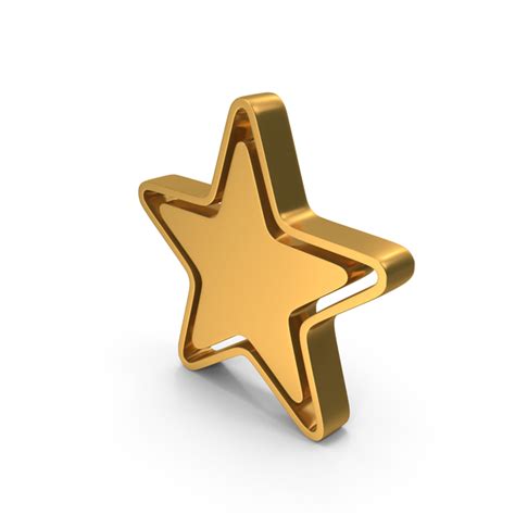 Gold Star In Frame Favorite Metallic Symbol Png Images And Psds For