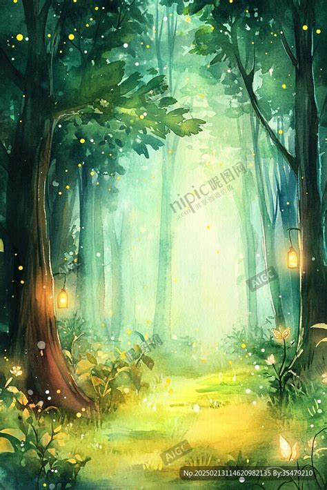 Ai创作图梦幻森林插画 插画森林 手绘儿插森林 森系场景童话森林 奇幻森林插画 深林插画 森林晚会插画 春天森林插画 森林插画 萤火虫森林 森林治愈系 森林场景画 森系主题插画 梦幻森林场景