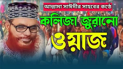 আল্লামা সাঈদী সাহেবের কণ্ঠে কলিজা জুরানো ওয়াজ। Youtube