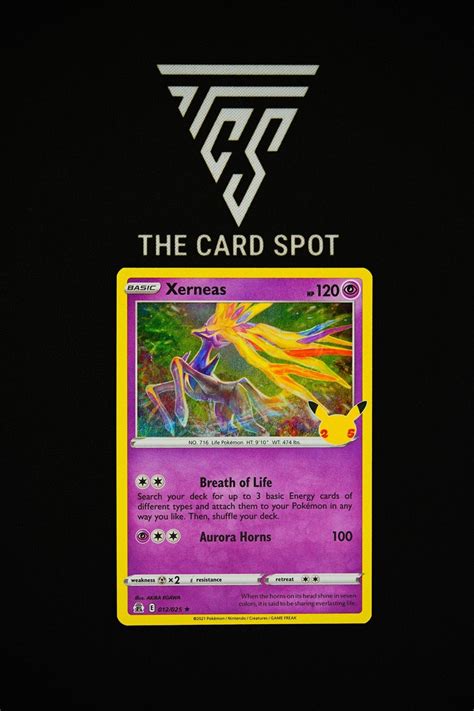 Xerneas 012025 Celebrations Pokemon The Card Spot Pty Ltd