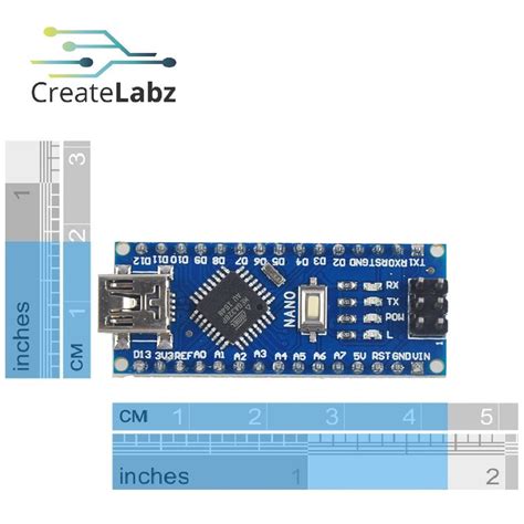 Arduino Nano V3 Compatible Atmega328 Mini Usb Ch340g Createlabz Store