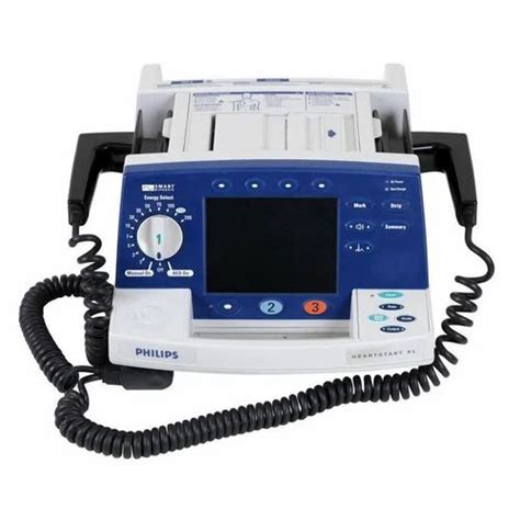 Philips Biphasic Heart Start Xl Defibrillator For Icu Fully Automated