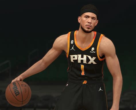 NBA 2K23 Devin Booker Cyberface Body Update V2 Johny Em