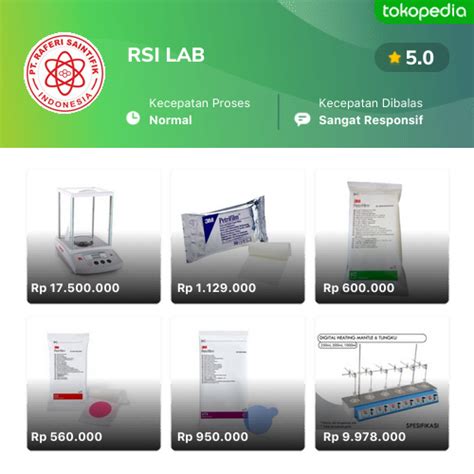 Toko Rsi Lab Online Produk Lengkap And Harga Terbaik Tokopedia