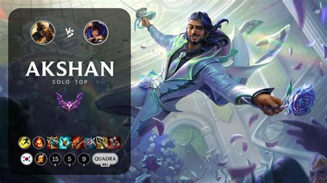 Akshan Top Vs Garen Kr Master Patch 131 Youtube