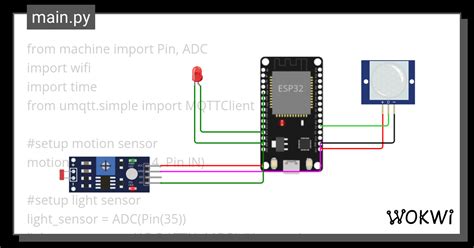 SmartStreetLight System1 Copy Wokwi ESP32 STM32 Arduino Simulator