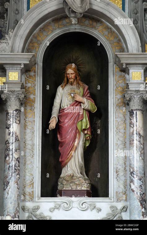 The Altar Of The Sacred Heart Of Jesus Altar In The Parish Church Of