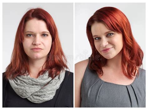 Transformation Woman And Portrait With Smile For Hair Care With