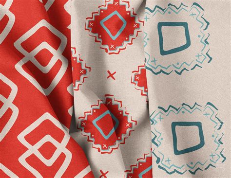 Doodle Lozenge Seamless Pattern