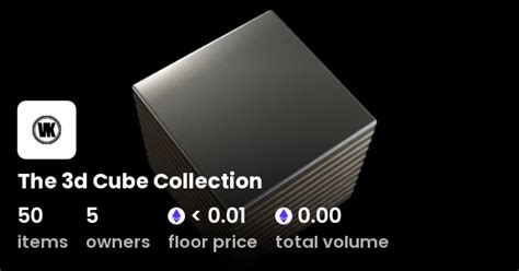 The 3d Cube Collection Collection Opensea
