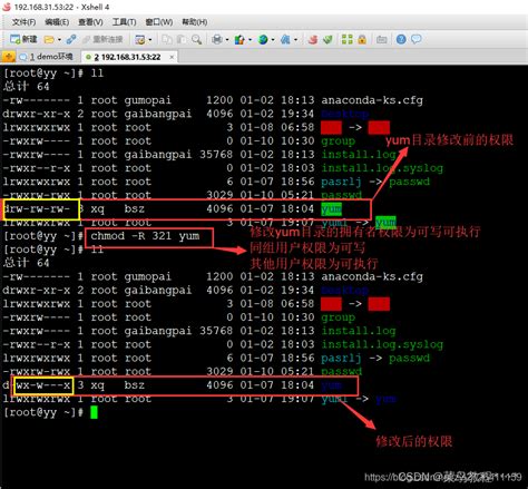 linux初学者之chmod的使用（访问权限） csdn博客