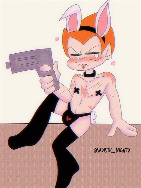 Rule 34 Blush Cartoony Disgusted Gay Gun Half Dressed Heart Looking Away Male Only Picos