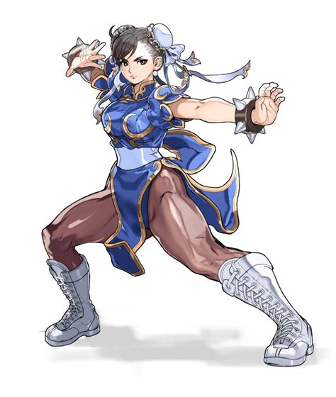 Safebooru 1girl Black Eyes Black Hair Boots Bracelet Bun Cover Capcom