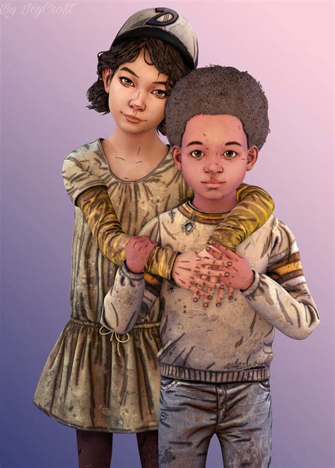 Twdg Clementine And Aj By Icycroft On Deviantart