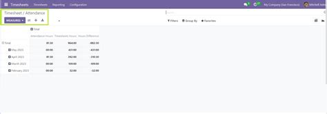 Odoo 16 Timesheet App Odoo V16 Community Edition Book