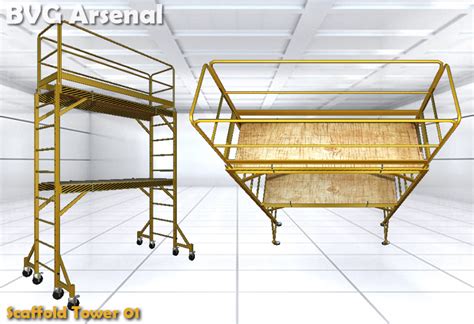3d Modular Scaffold Model