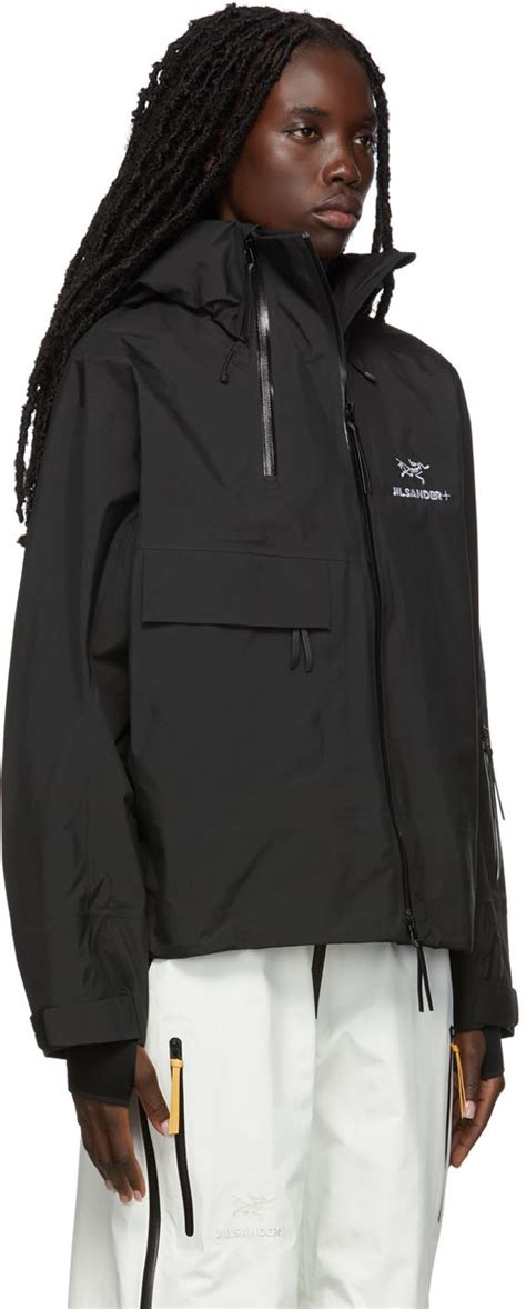 Jil Sander SSENSE Exclusive Black Arc Teryx Edition Jacket Jil Sander